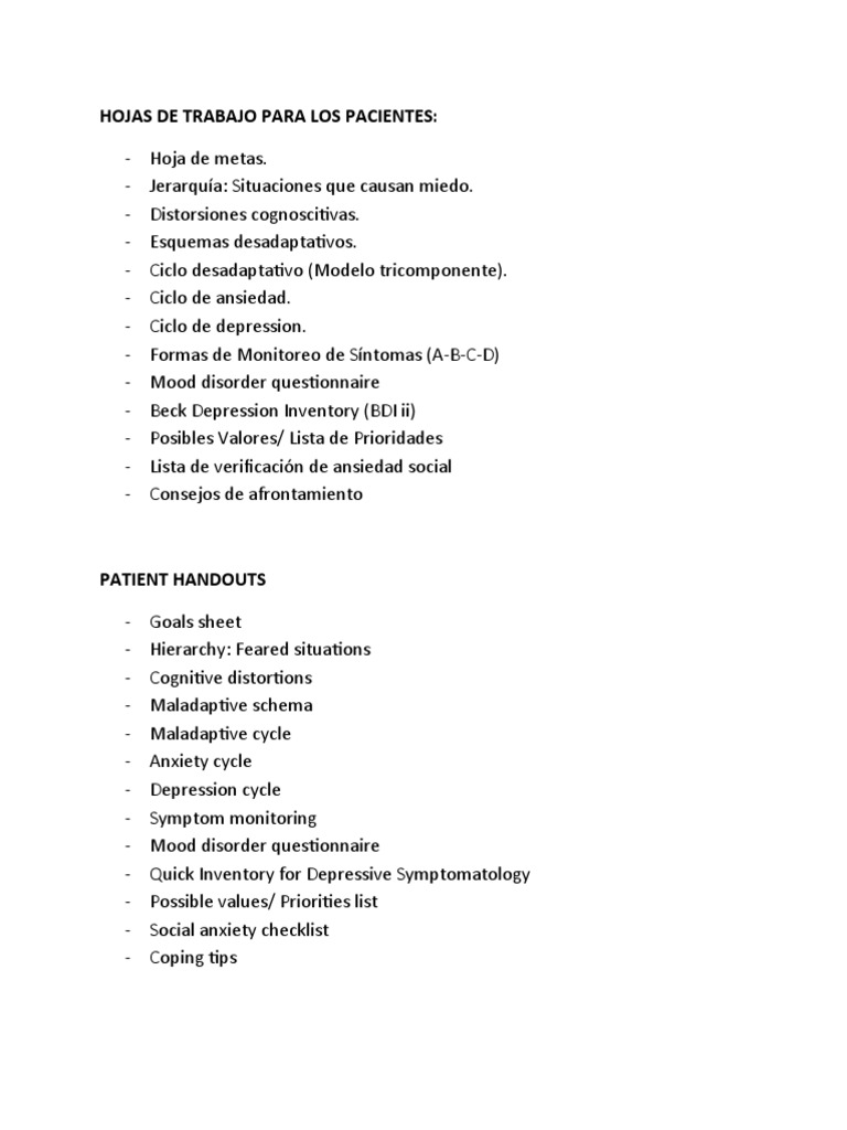 PATIENT HANDOUTS - Coping ABC Craving Worksheet | Download Free PDF ...