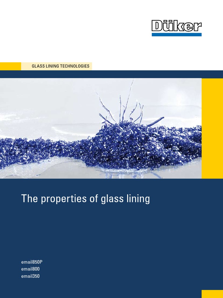 Properties of Glass Lining PDF | PDF | Deformation (Engineering ...