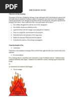 Basic Fire Fighting Training | PDF | Fires | Firefighting