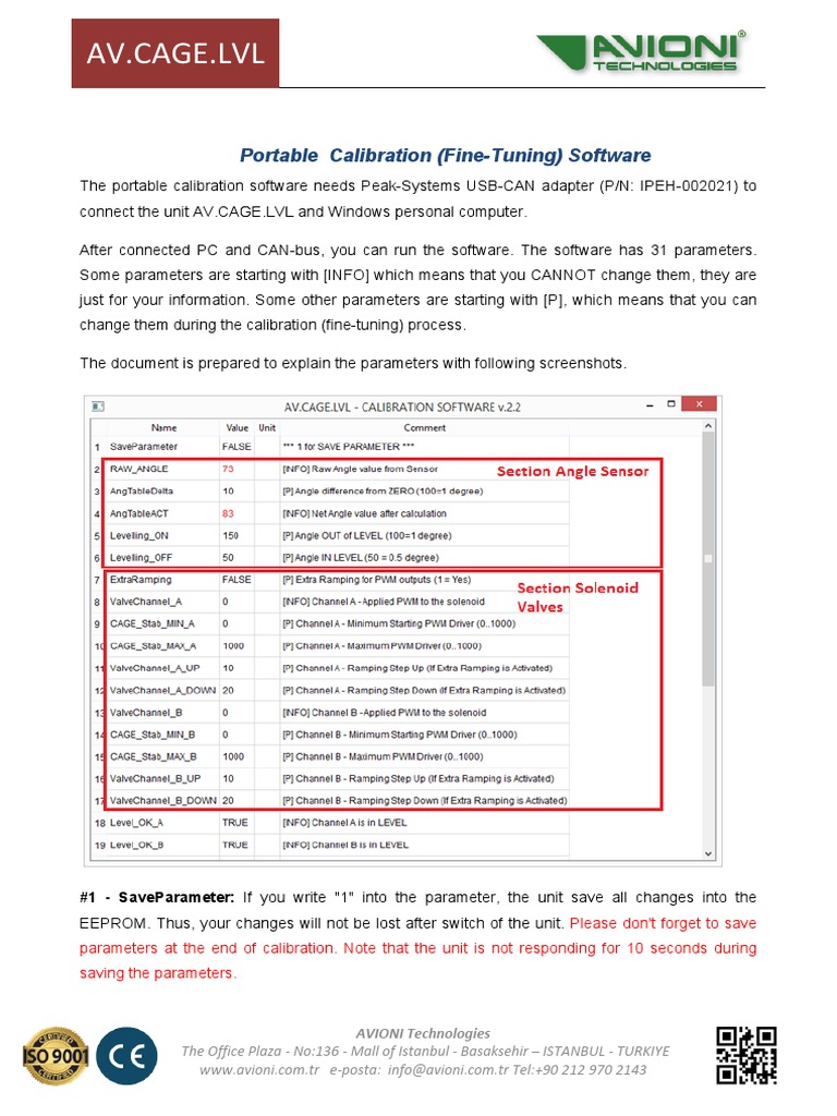 Ref - Calibration.Cage Levelling EN PDF | PDF | Electromagnetism ...