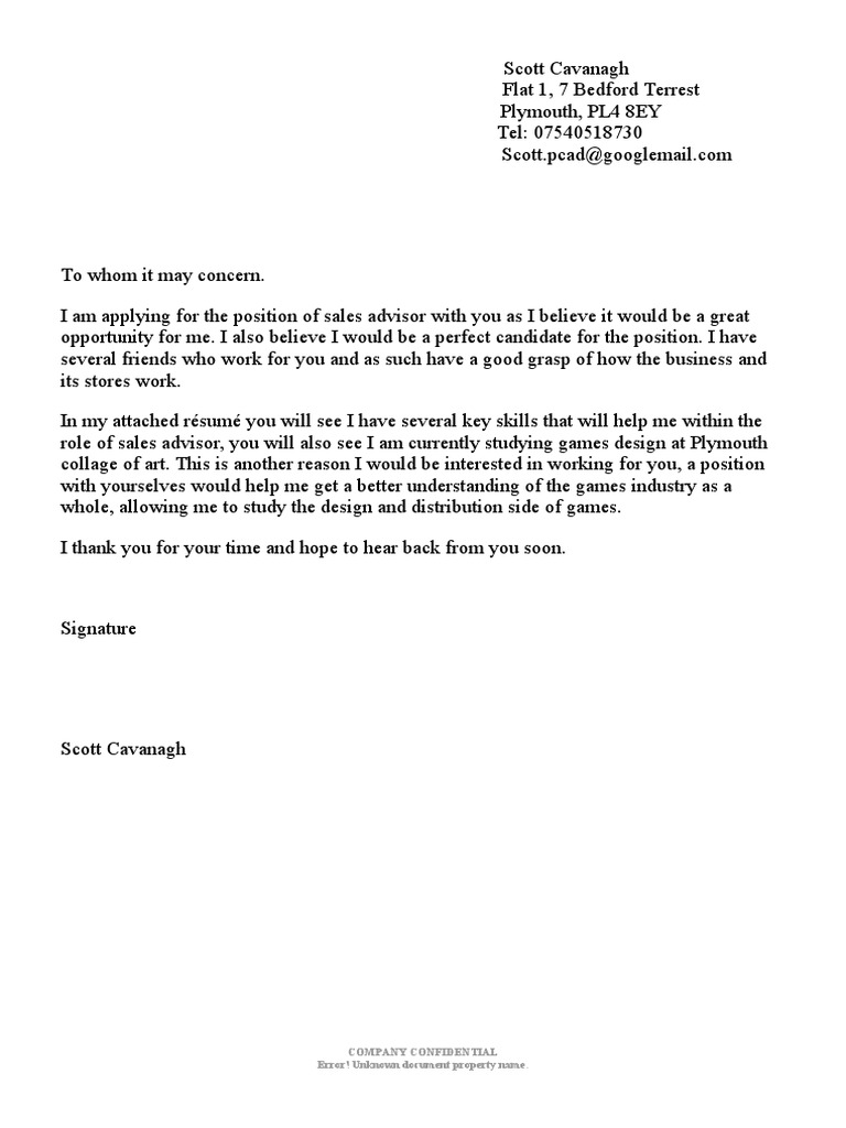 Company Confidential Error! Unknown Document Property Name | PDF | Data ...