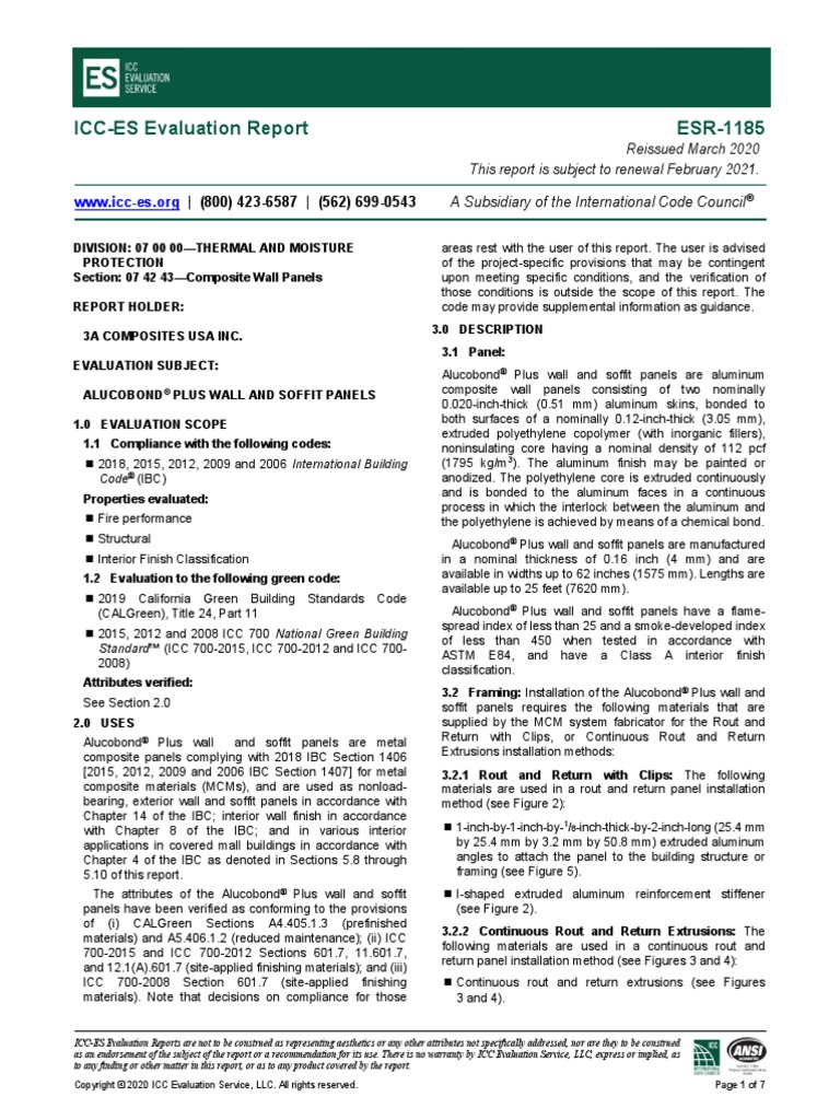 Cladding Evaluation | PDF | Wall | Framing (Construction)