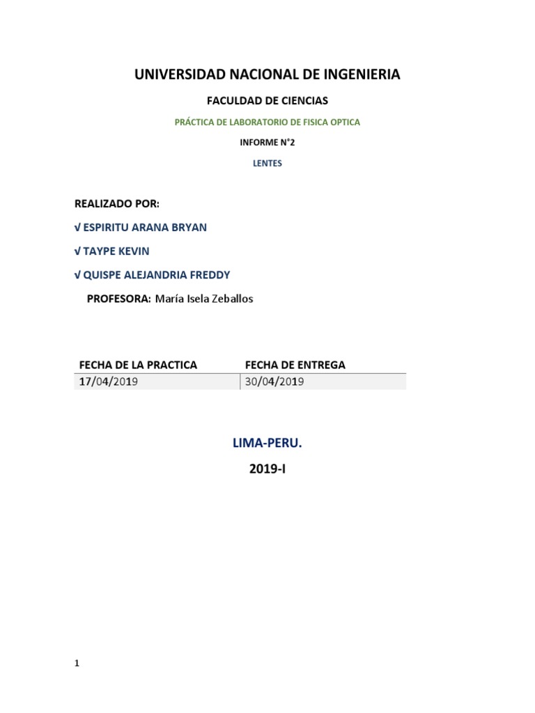 Lab 2 de Optica | PDF | Óptica | Refracción