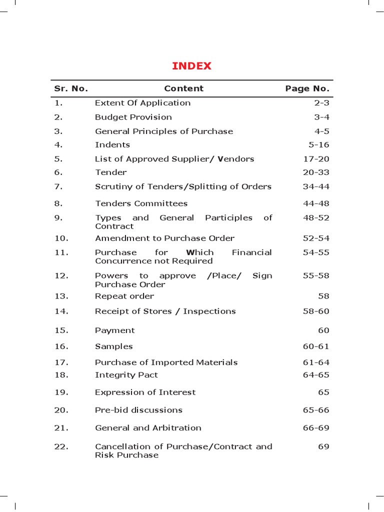 National Fertilizers Limited Purchase Manual: A Comprehensive Guide to Procurement Procedures ...