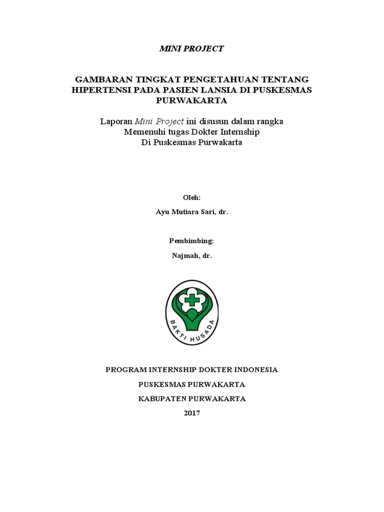 Mini Project Ayu FIX | PDF