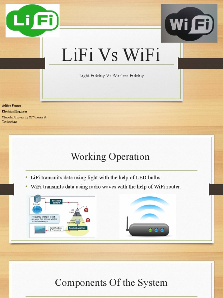 Lifi Vs Wifi: Light Fidelity Vs Wireless Fidelity | PDF