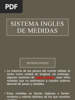 Sistema Ingles de Unidades de Medida | PDF | Libra (masa) | Pie (unidad)