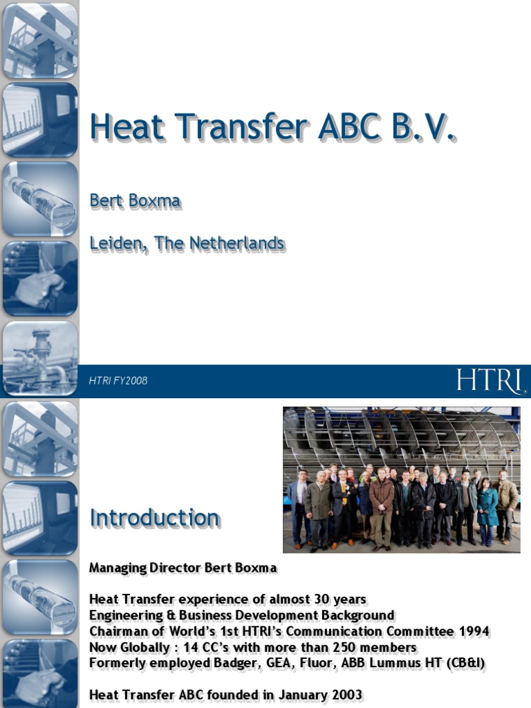 HTRI FY2008 Overview and Services | PDF | Thermodynamics | Heat Transfer