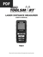 DTAPE DT50 Laser Distance Meter User Manual | PDF | Backlight | Metre