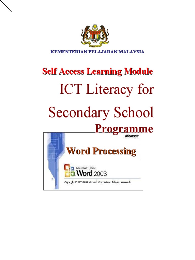 MS Word | PDF | Menu (Computing) | Window (Computing)