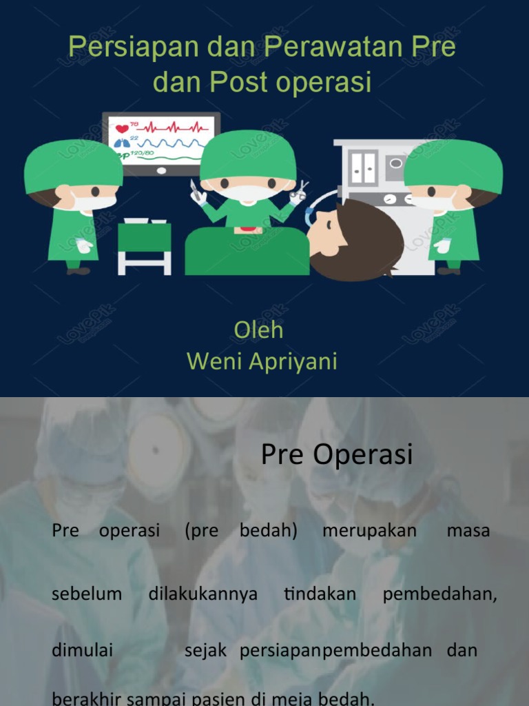 Persiapan dan Perawatan Pre Operasi | PDF