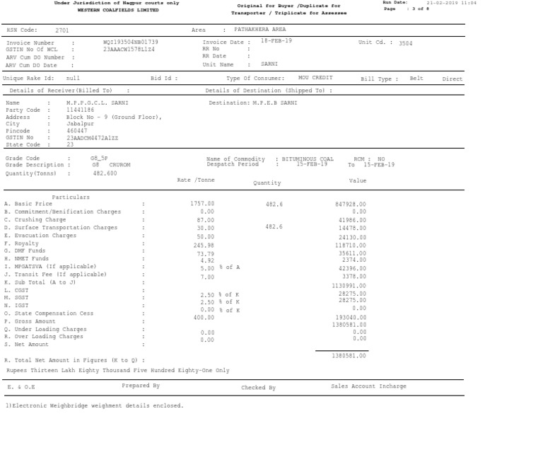 22 Invoice Belt PDF | PDF | Business