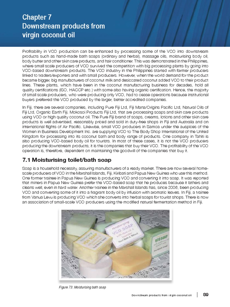 Processing Manual VCO PICT - Chap 7-Annex PDF | PDF | Saturated Fat ...