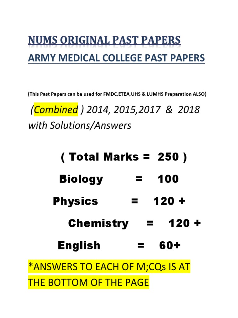 Nums Past Papers | PDF | Radioactive Decay | Radiation
