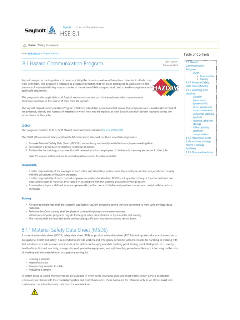 GHS System PDF | PDF | Working Conditions | Systems Engineering