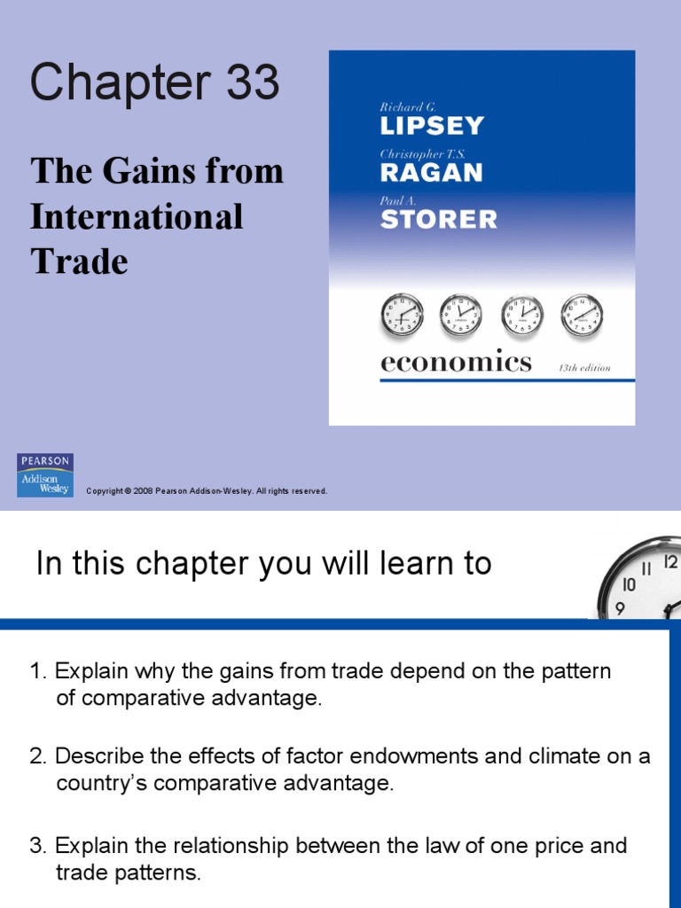 The Gains From International Trade | PDF | Terms Of Trade | Comparative ...