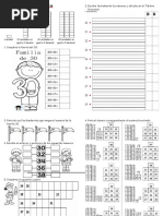 Actividades Matemáticas: Número 30 y 20 | PDF