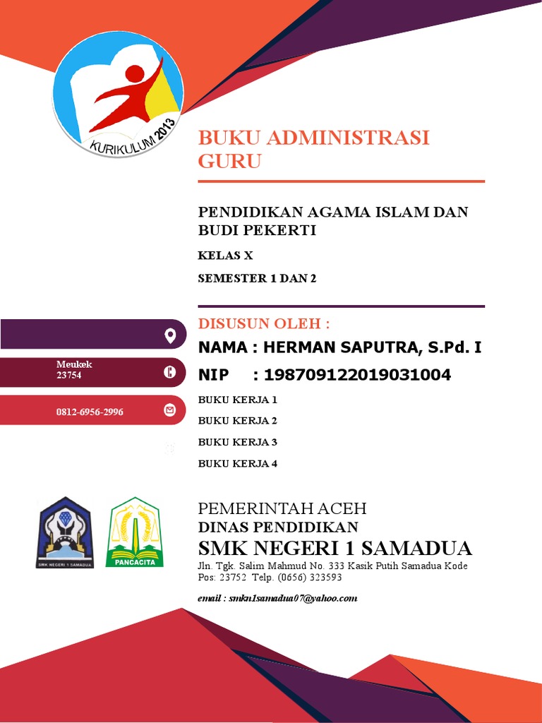 Cover Buku Administrasi Guru | PDF