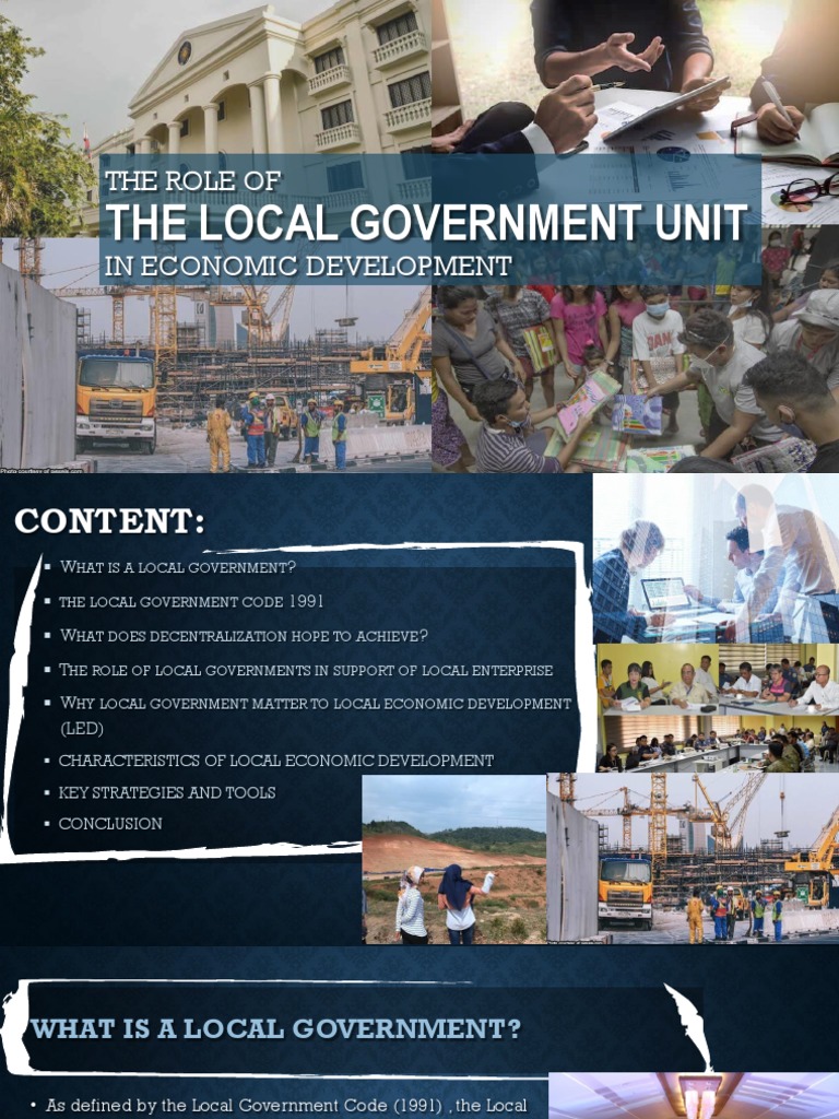 Role of LGU - PRESENTATION | PDF | Decentralization | Entrepreneurship