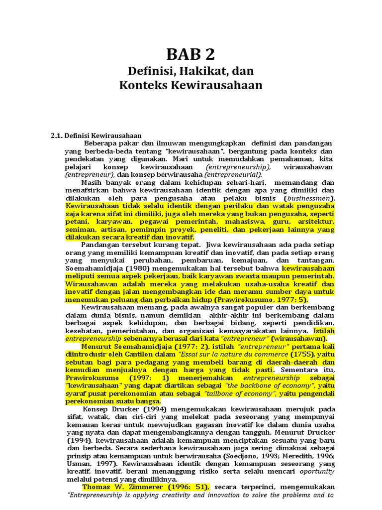 BAB 2 Definis, Hakaikat KWU | PDF