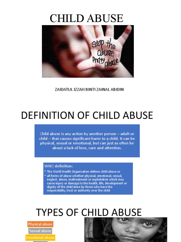 Understanding Child Abuse Types | PDF | Child Neglect | Child Abuse