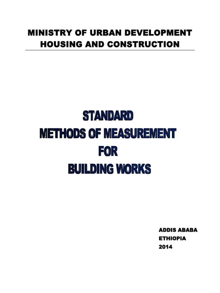 Standard Methods of Measurement MUDHC 2014 | Download Free PDF ...