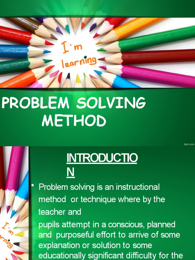 Effective Problem Solving Strategies | PDF | Justification ...