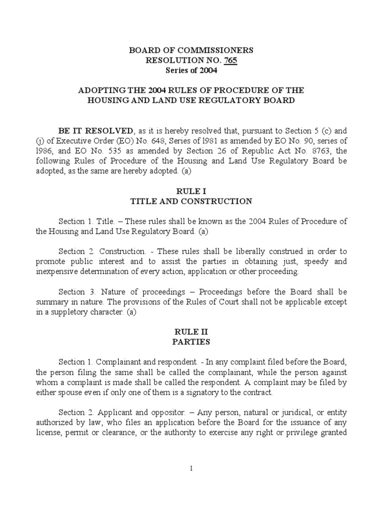 2004 Rules Of Procedure PDF Complaint Judgment Law 