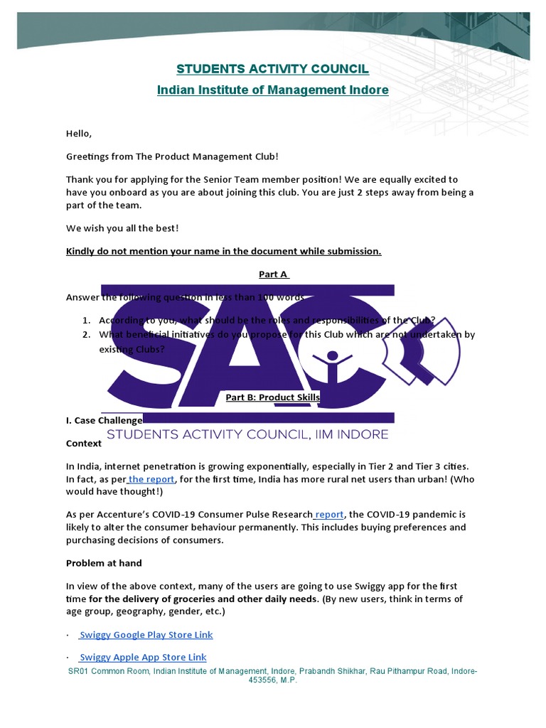 Product Management Club - Preprocess | PDF | Marketing | Business