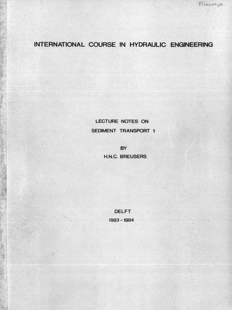 Sediment Measurement Techniques 9.3 | Download Free PDF | Sediment ...