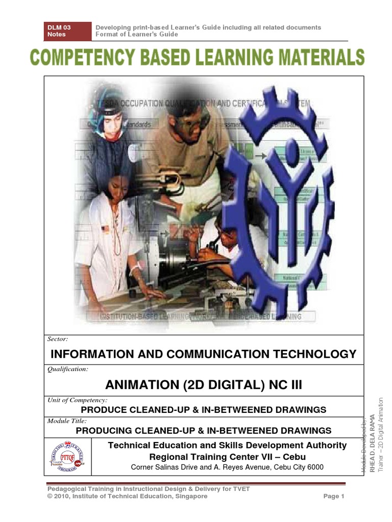 Tesda Animation Ncii PDF | PDF | Animation | Drawing