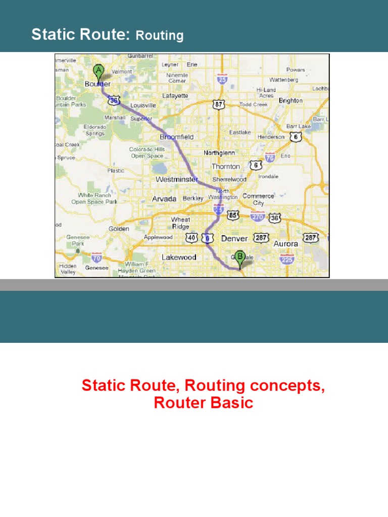 Static Route | PDF | Routing | Computer Mediated Communication