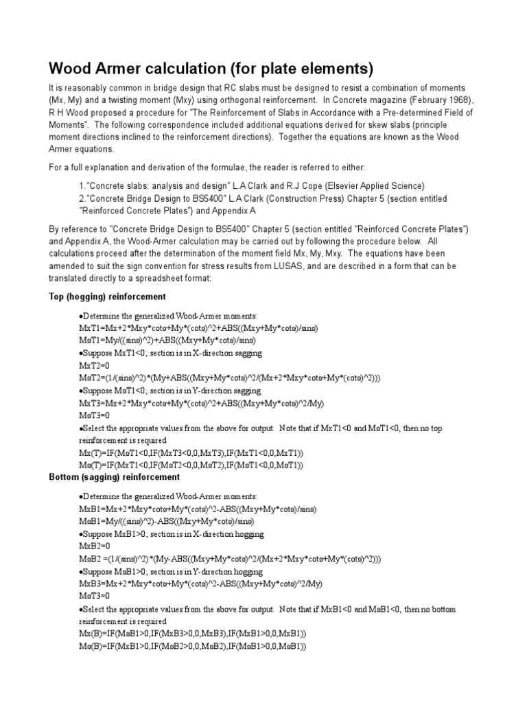 Wood Armer Method 2 | PDF | Civil Engineering | Mechanics