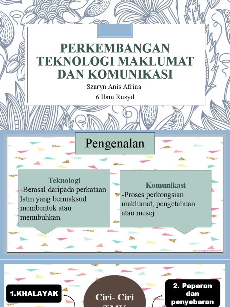 Perkembangan dan Cabaran Teknologi Maklumat dan Komunikasi | PDF