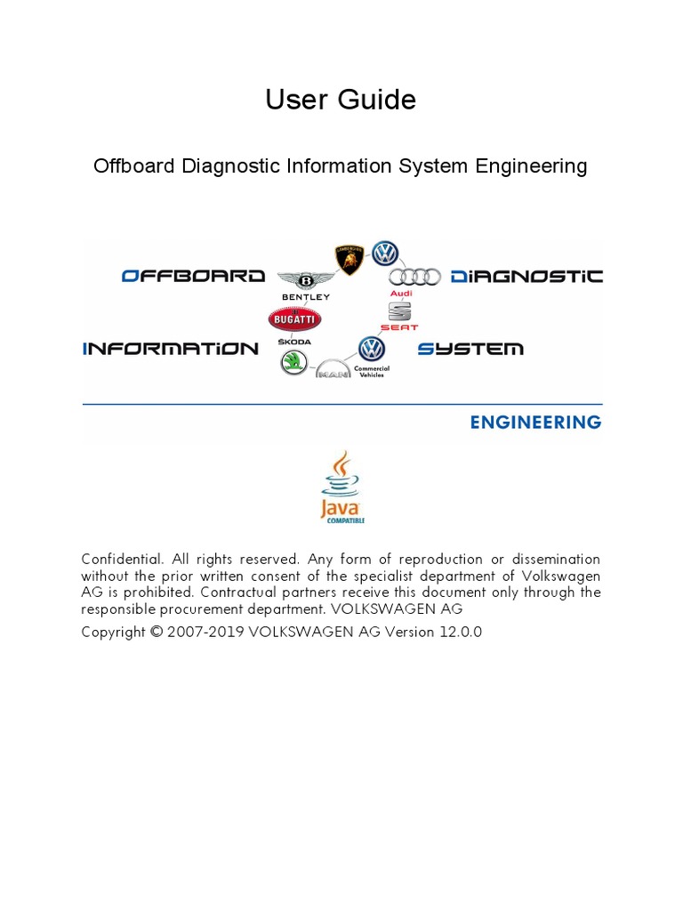 User Guide: Offboard Diagnostic Information System Engineering | PDF ...