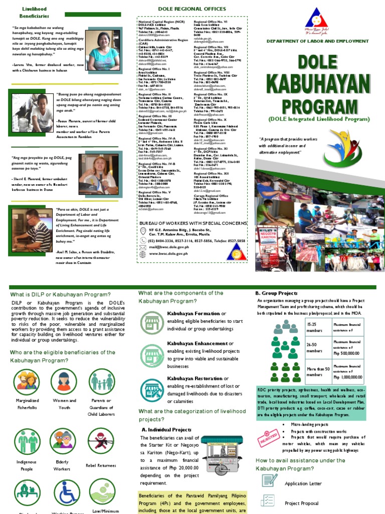 (DOLE Integrated Livelihood Program) : Department of Labor and ...
