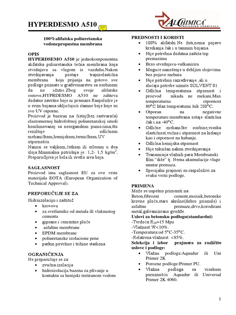 Hyperdesmo A510 PDF | PDF