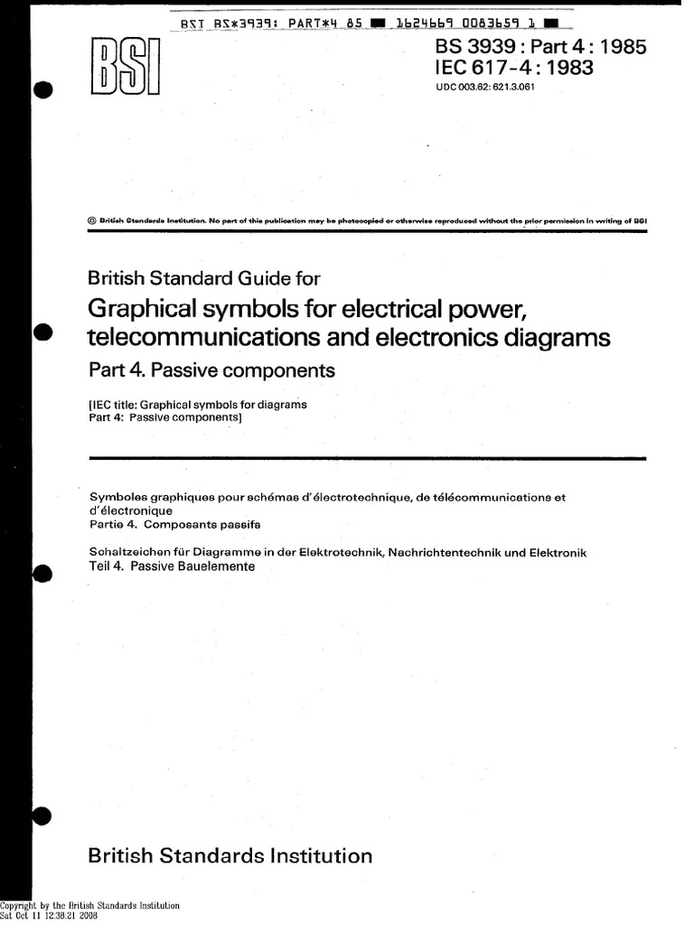 Bsi 3939-4 (Iec60617) PDF | PDF