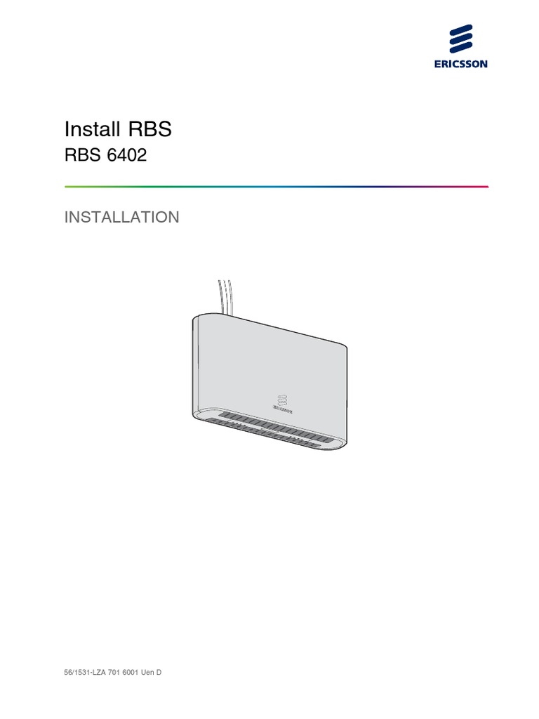 Install RBS: Installation | PDF | Electrical Connector | Electrical ...