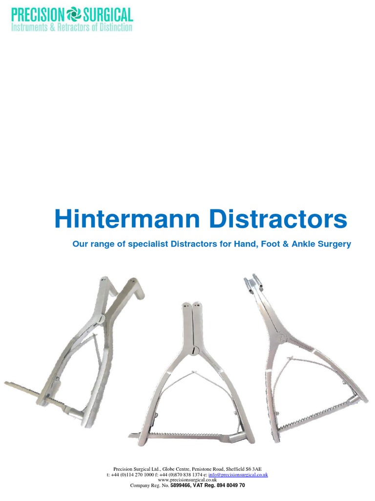 Hintermann and Weinraub Distractors | PDF