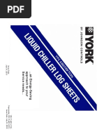 York Chiller Log Sheet | PDF | Heat Exchanger | Heating, Ventilating ...