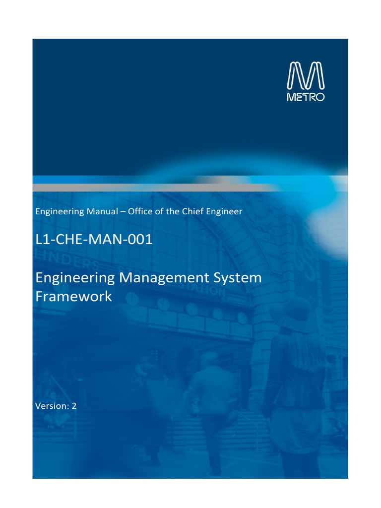 L1-CHE-MAN-001 Engineering Management System Framework | PDF | Systems ...