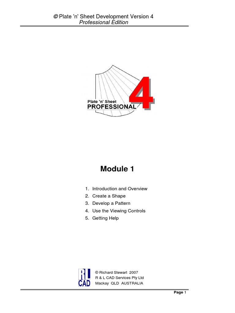 © Plate 'N' Sheet Development Version 4: Professional Edition | PDF ...