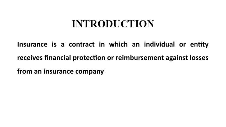 INTRO To Insurance Industry | PDF