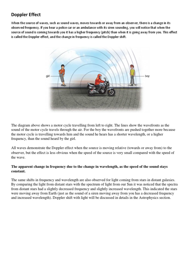Doppler Effect | PDF