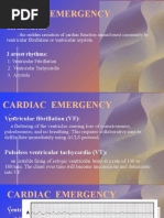 Pulseless Arrest Algorithm For Managing VF and Pulseless VT | PDF ...