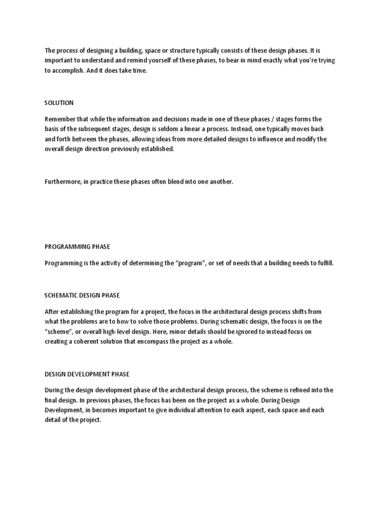 The Process of-WPS Office | PDF | Design | Architect
