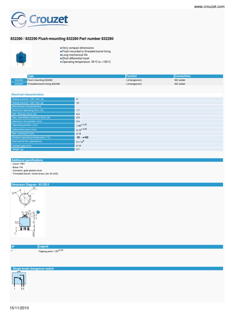 Flush-Mounting 832280 Part Number 832280 | PDF | Building Engineering ...