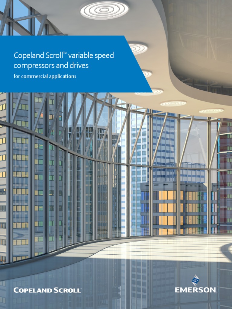 Copeland Scroll Variable Speed Compressors For Commercial Applications ...