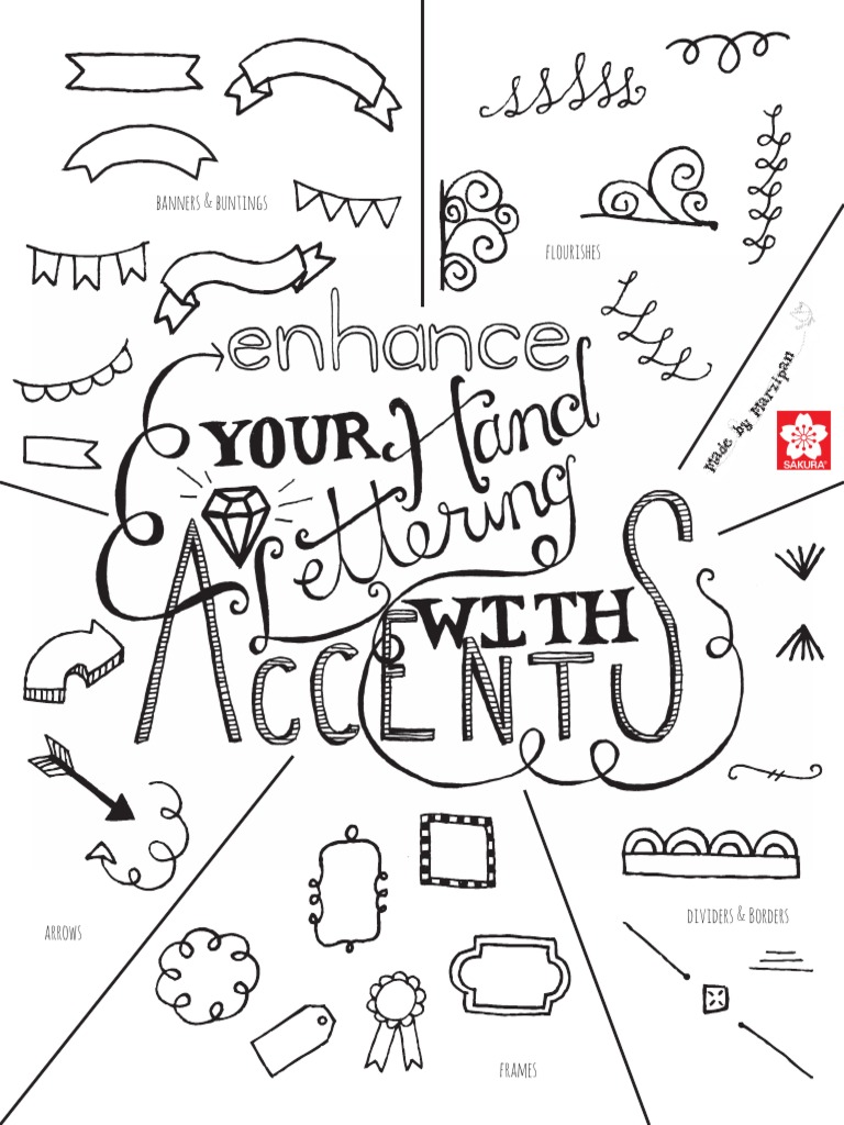 Hand Lettering Accents PDF | PDF